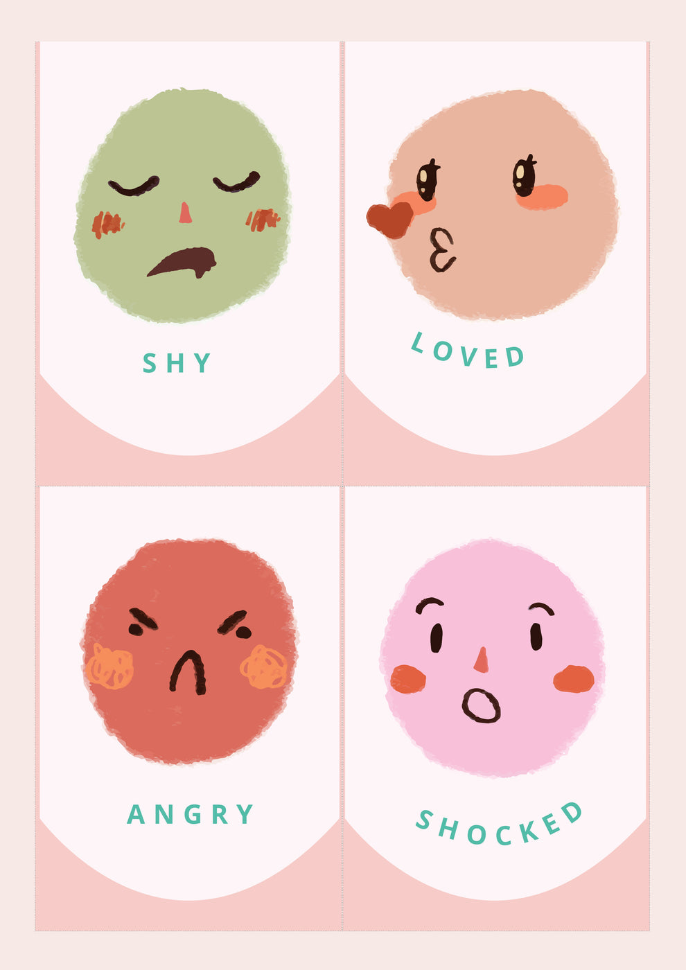 A4 How are you Feeling cards – Littlie Playroom